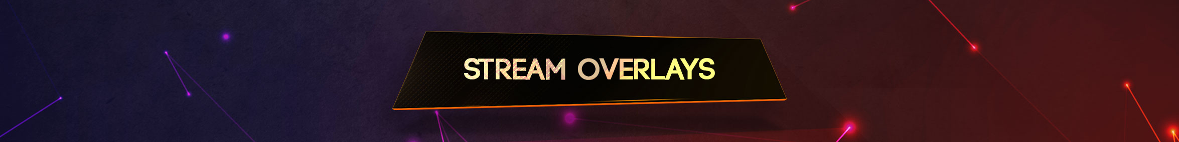 HQ Animated Twitch Overlays OBS StreamLabs XSplit